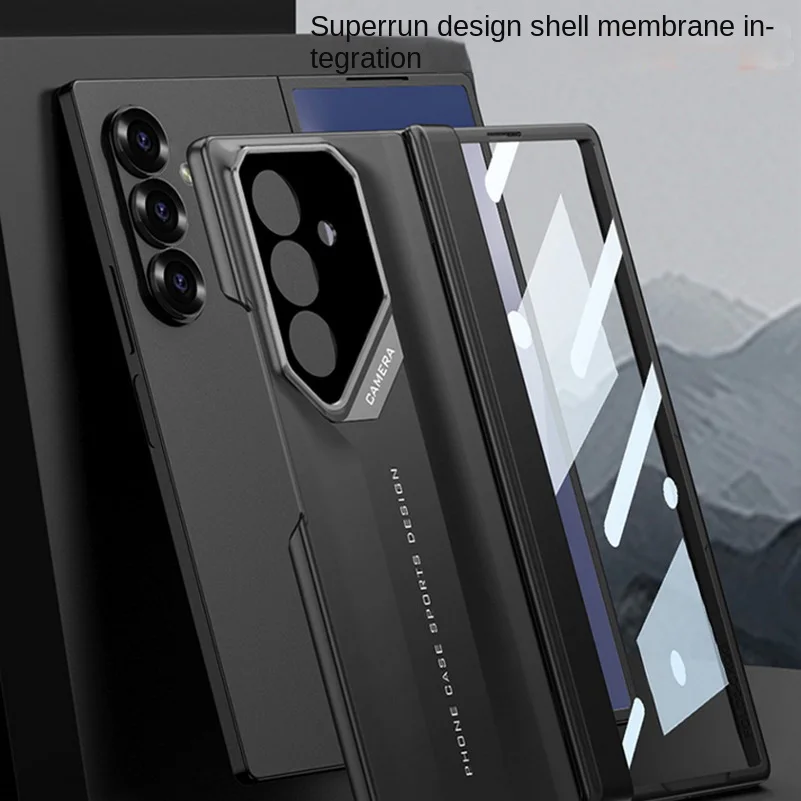 Supercar Design Magnetic Hinged Glass Protective Film Case For Samsung ...